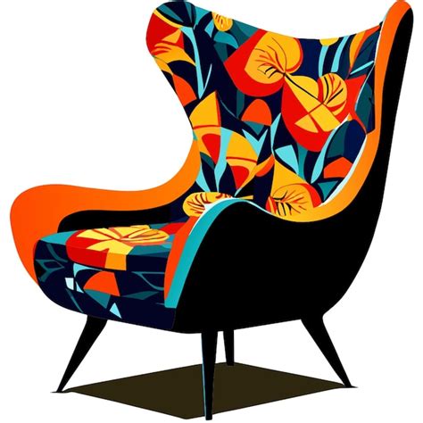 Designer Chair Vector Illustration Premium Ai Generated Vector