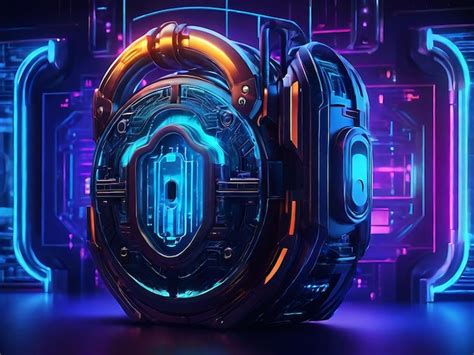 Digital And Cyber Security Data Protection Encryption Shield And Secure Network Systems