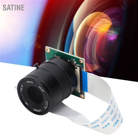 Satine โมดูลกล้องสีเขียวสำหรับ Raspberry Pi 4 3b Hdmi 1080p เลนส์ขนาดใหญ่ 5mp Rpi3232 32x32 มม