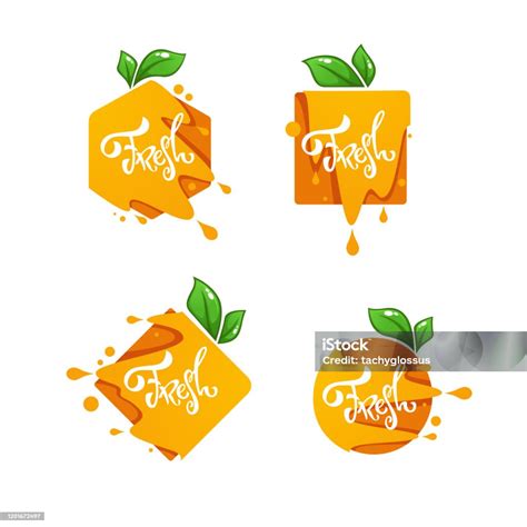 오렌지 감귤류 과일 신선한 주스 맛에 대한 밝은 스티커 엠블럼 및 로고 0명에 대한 스톡 벡터 아트 및 기타 이미지 0명 감귤류 과일 건강한 생활방식 Istock