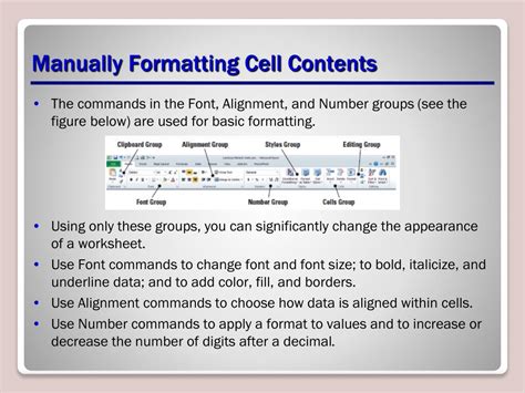 PPT Formatting Cells And Ranges PowerPoint Presentation Free Download ID