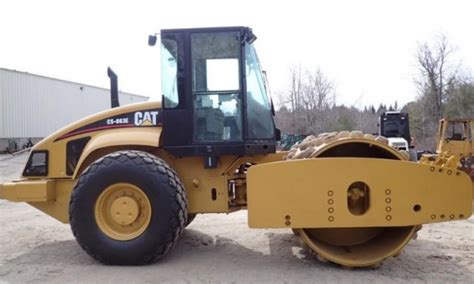 Caterpillar Cat Cs 663e Cp 663e Vibratory Compactor Prefix Asb