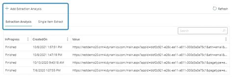 The AttachmentExtractor Online Service Configuration Modern UI
