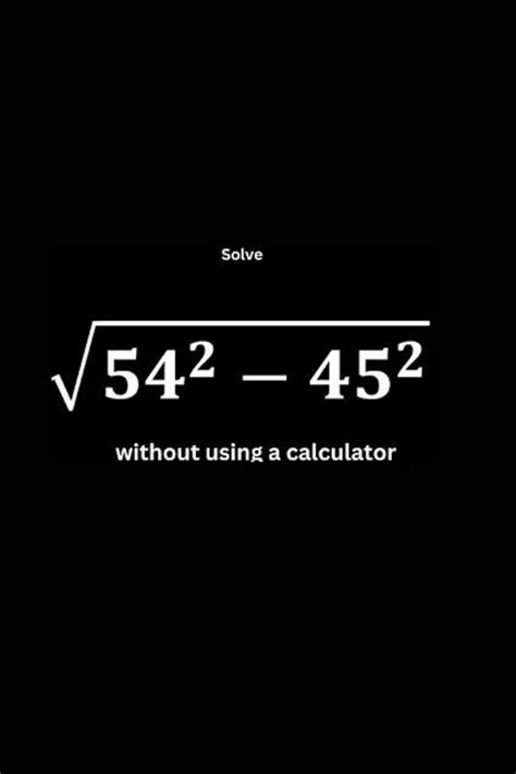 You Should Know This Tricks A Nice Math Problem Math Problems Math Teaching Math