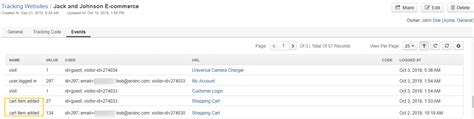 Manage Tracking Websites In The Back Office Orocommerce Orocrm And