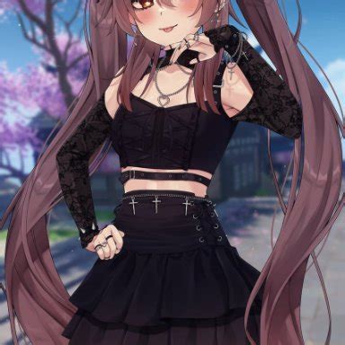 Anime R Genshin Impact Hu Tao Genshin Impact Pottsness Girl