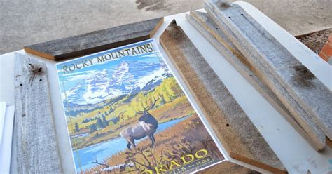 Diy Rustic Frames Now And Then Design Diy Rustic Frames Now And Then Design