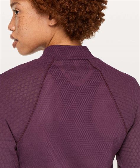 Lululemon Geo Long Sleeve Lululemon Lab Plum Lulu Fanatics