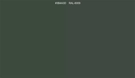 Hex 3b4a3d To Ral Code Ral 6009 Conversion Chart Ral Classic