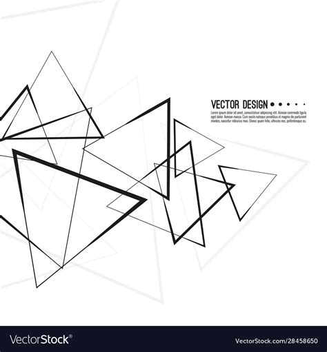 Intersecting Triangles Pattern Royalty Free Vector Image