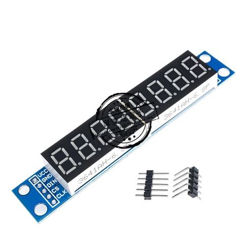 8 bit digital tube display module max7219 led display supports cascaded