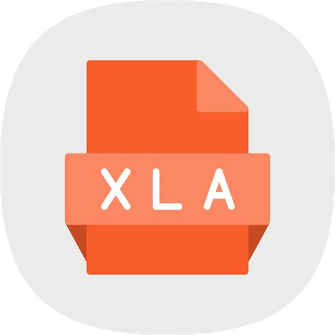 Xla File Format Icon 16904318 Vector Art At Vecteezy