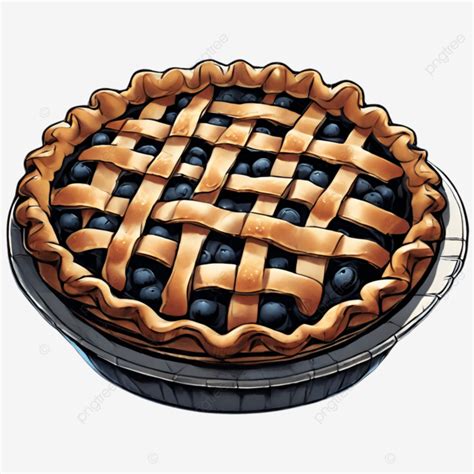 블루 베리 파이 블루 베리 파이 블루베리 파이 클립 아트 블루베리 파이 그림 Png 일러스트 및 이미지 에 대한 무료