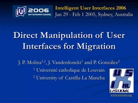 ppt direct manipulation of user interfaces for migration powerpoint