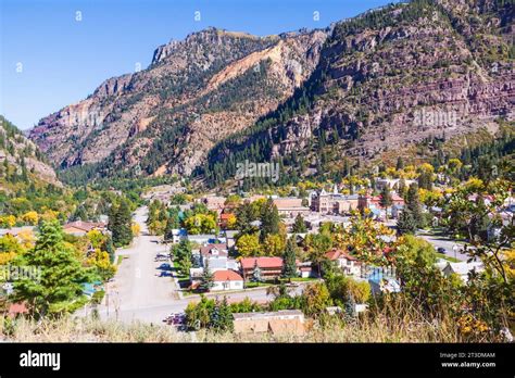Ouray Colorado From The Million Dollar Highway Us 550 Portion Of