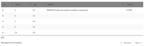 php making table calculations with results from sql query in