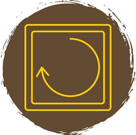 Rotate Line Circle Yellow Icon 39184133 Vector Art At Vecteezy