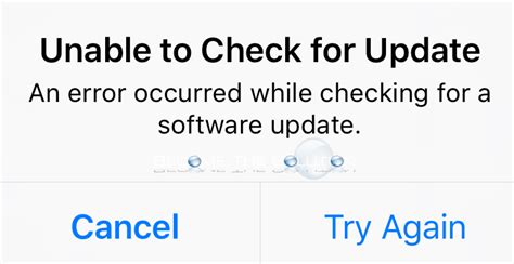 Fix Unable To Check For Update IPhone