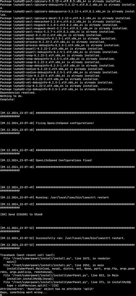 Install On RHEL 9 4 Fails With Python Script AttributeError NoneType