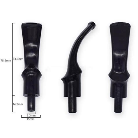 Tobacco Pipe Stem Black