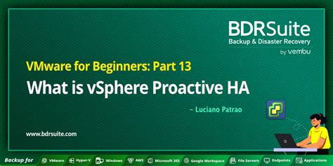 VMware For Beginners What Is VSphere Proactive HA Part BDRSuite