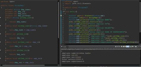 Kanhu Ch Mohanty On Linkedin Oops Encapsulation Concept For Employee Details