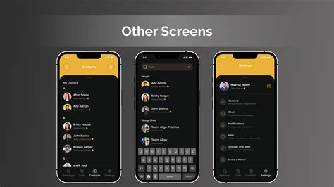 message box messenger chat flutter ios android app template by