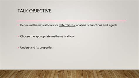 Spectral Analysis Methods Pptx Physics Science