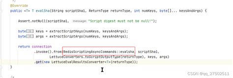 Redis 读写分离 使用redistemplate执行lua脚本时，报错处理redistemplate使用lua脚本 先读再写 Csdn博客
