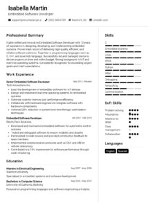 24 Software Developer Resume Examples And Templates For 2025 Downloadable ResumeDesign Ai