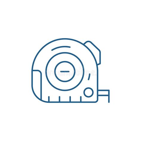 Measurement Line Icon Concept Measurement Flat Vector Symbol Sign