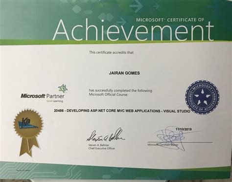 Jairan Gomes On Linkedin 20486 Developing Asp Net Mvc Web Applications