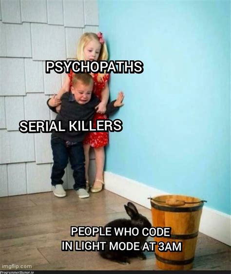 A Fellow Dark Mode User ProgrammerHumor Io