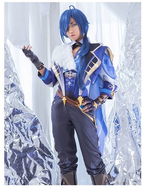 Us 12299 Genshin Impact Westerly Knights Kaeya Cosplay Costume