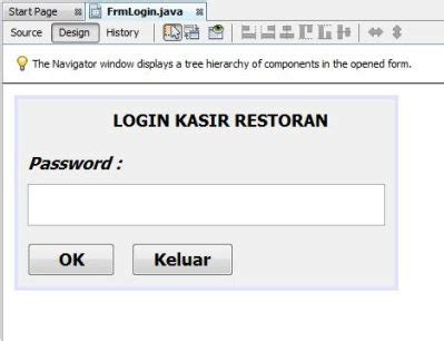 Contoh Program Kasir Restoran Menggunakan Java Contoh Aplikasi