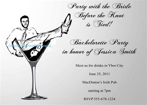 Funny Bachelorette Invitations