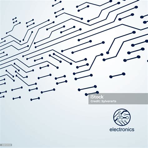벡터 추상적인 컴퓨터 회로 보드 그림 연결 기술 요소 전자 테마 웹 디자인입니다 현대 기술 통신 합니다 0명에 대한 스톡 벡터 아트 및 기타 이미지 Istock
