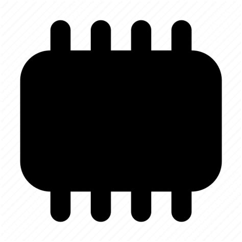 Soc Chip Processor Technology Electronic Icon Download On Iconfinder