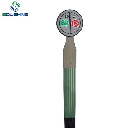 Custom One Key Membrane Switch Single Membrane Keypad China Keyboard And Membrane Keypad