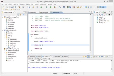 Zybo Quick Start Tutorial