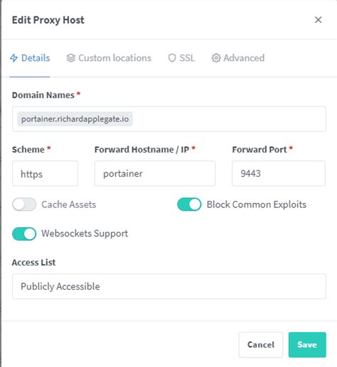 how to set up portainer with nginx proxy manager richard applegate