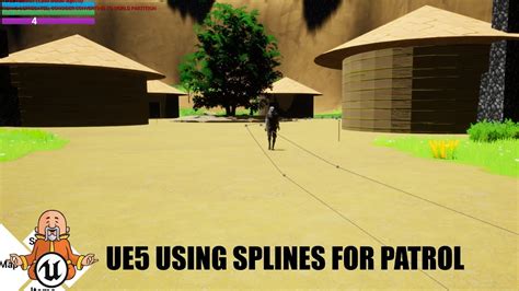 Using Splines For Patrol And Camera Movement Unreal Engine 5 Tutorial