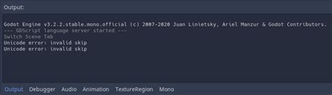 Engine Prints Unicode Error Invalid Skip When Running A Project With A Mono Build Issue