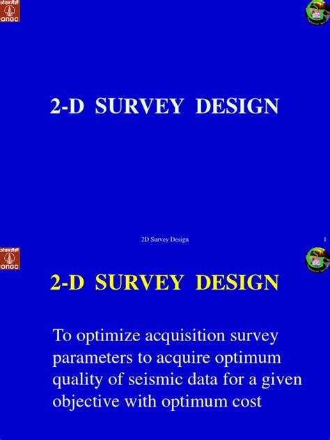 2d seismic survey design 1 pdf wavenumber sampling signal