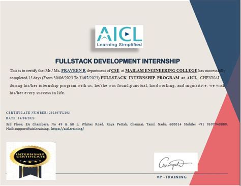 praveen ravi on linkedin fullstackdevelopment internshipexperience learningjourney