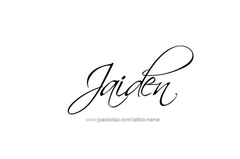 Jaiden Name Tattoo Designs Name Tattoos Names Name Tattoo Designs