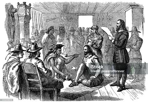 Chief Massasoit Sachem And Governor John Carver Established A Formal