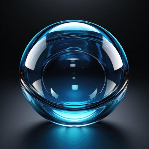 Premium Ai Image A Abstract Glass Sphere