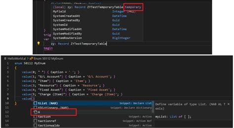 Business Central 2023 Wave 1 Bc22 Intellisense Indicator For