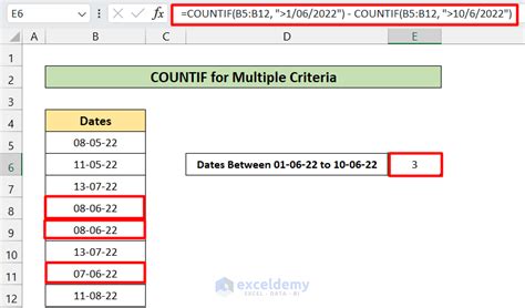 How To Use COUNTIF Function Across Multiple Sheets In Excel